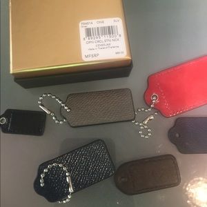 Coach | Accessories | Coach Tags Different Colors Sizes Selling As Set ...